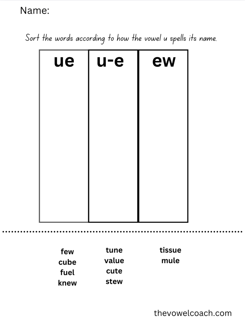 How to Teach the Long Vowel U Sound - The Vowel Coach